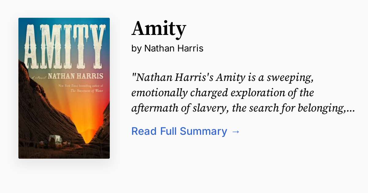 Amity by Nathan Harris | Summary, Audio, Analysis