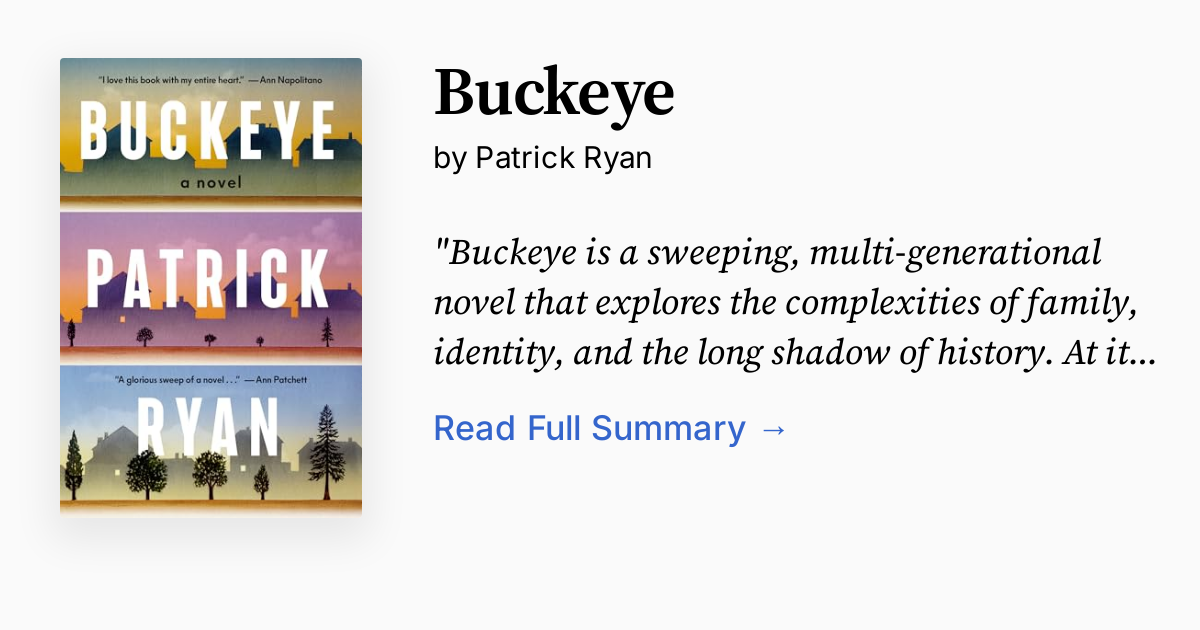 Buckeye by Patrick Ryan | Summary, Analysis