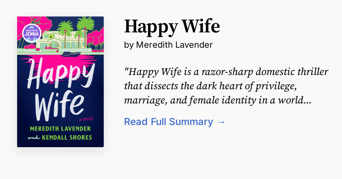 Happy Wife by Meredith Lavender | Summary, Audio, Analysis