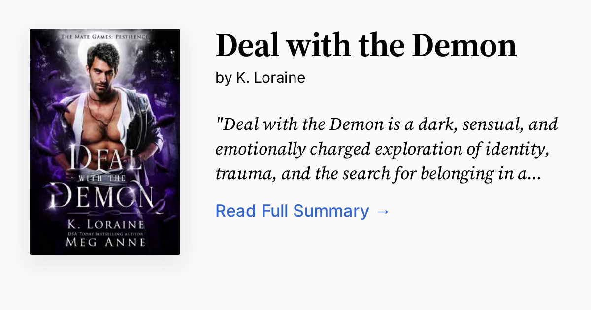 Deal with the Demon | Summary, Audio, Analysis