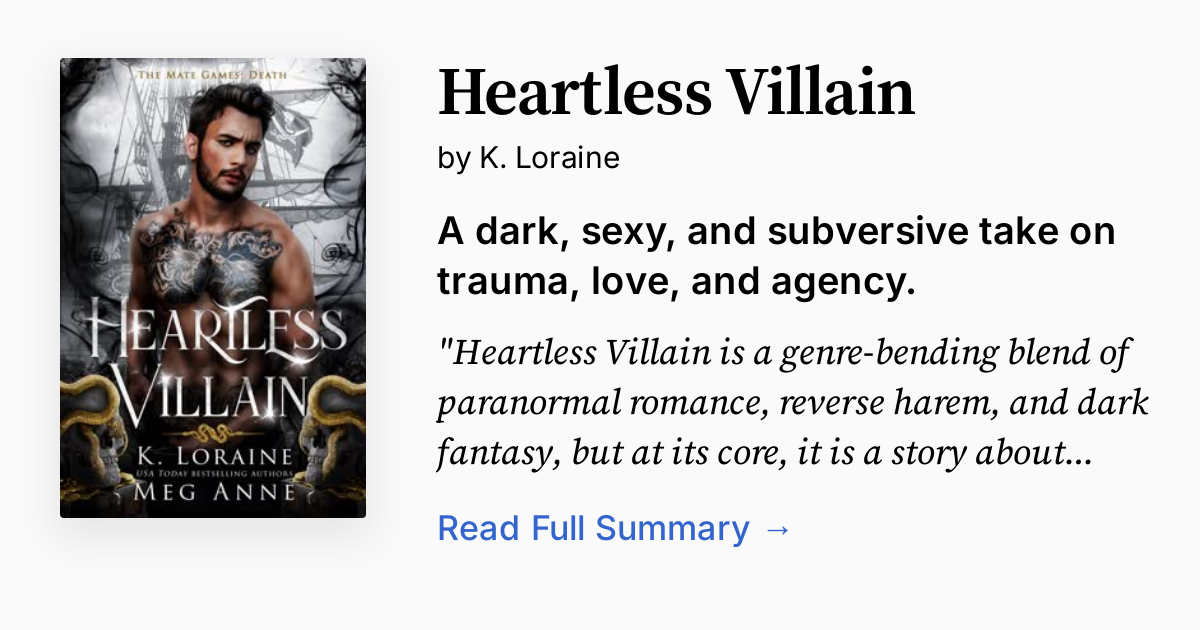 Heartless Villain | Summary, Analysis
