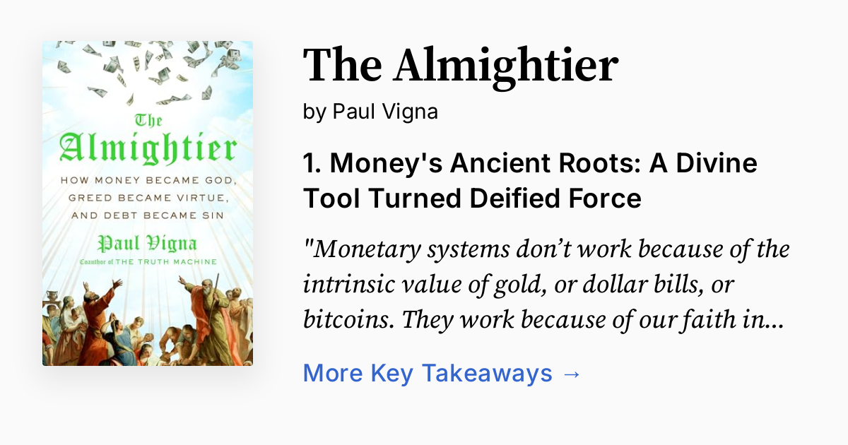 The Almightier by Paul Vigna | Summary, Audio, Quotes