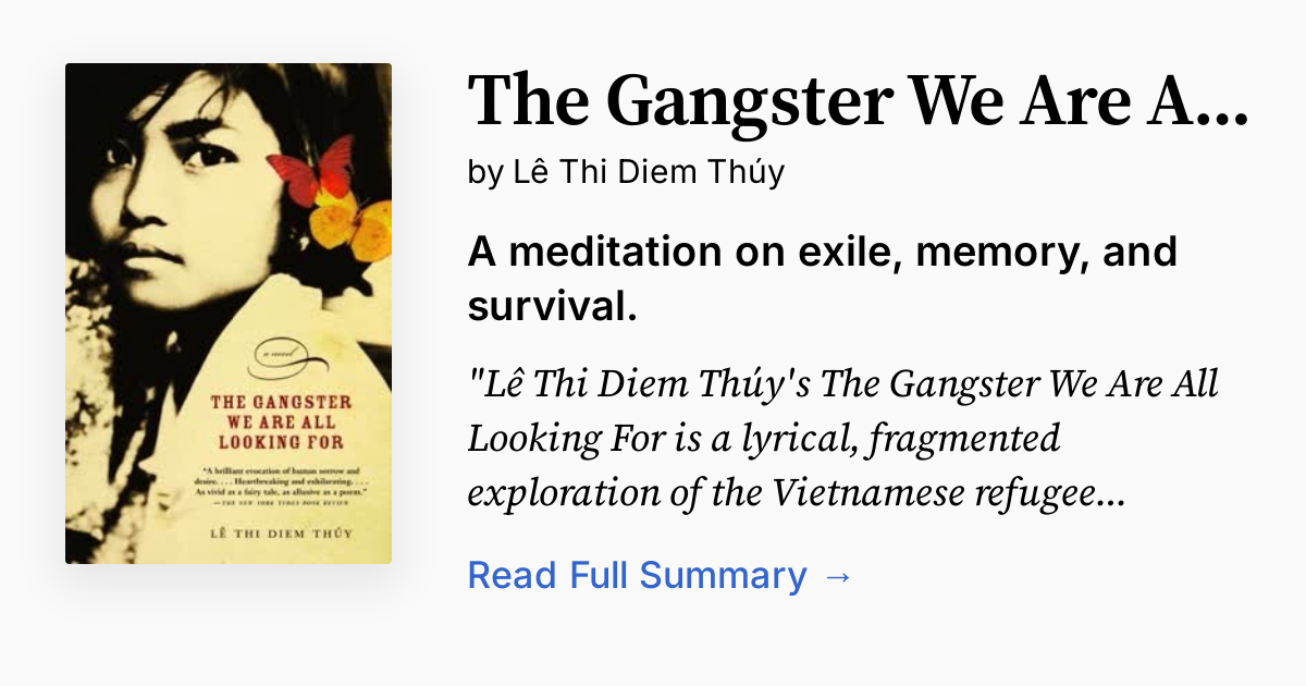 The Gangster We Are All Looking For | Summary, Audio, Analysis