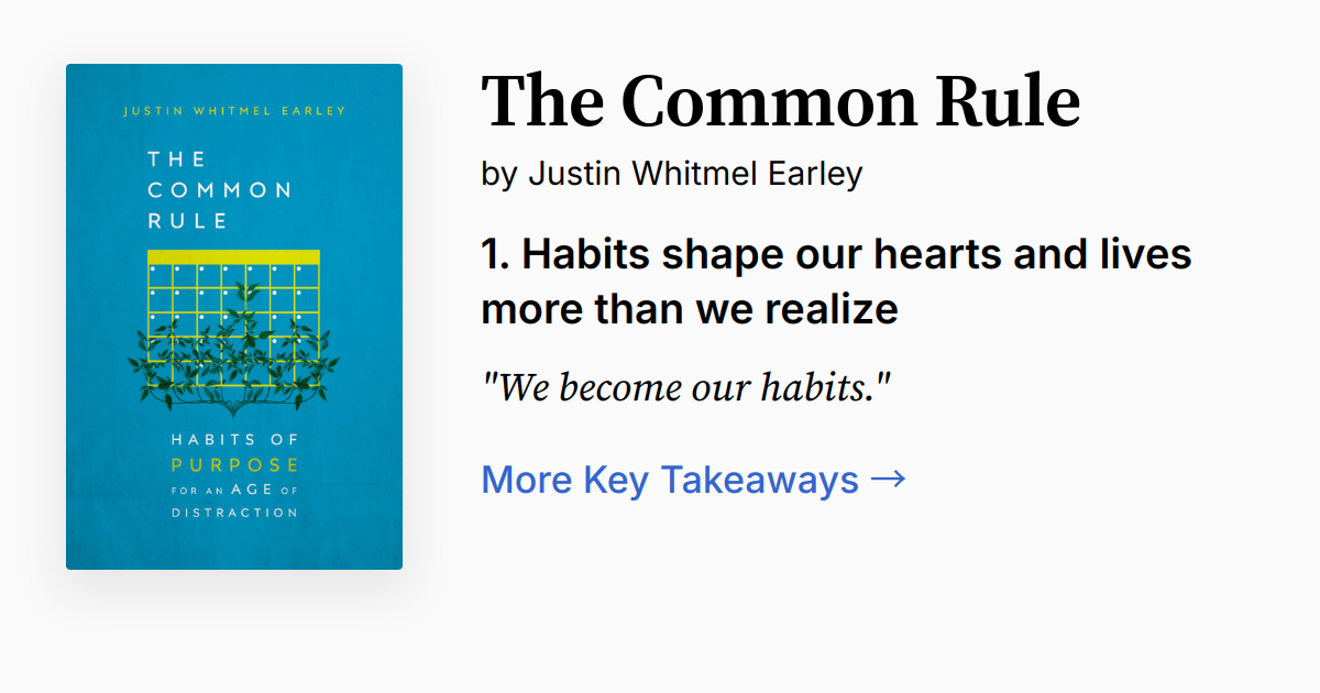 The Common Rule | Summary, Quotes, FAQ, Audio