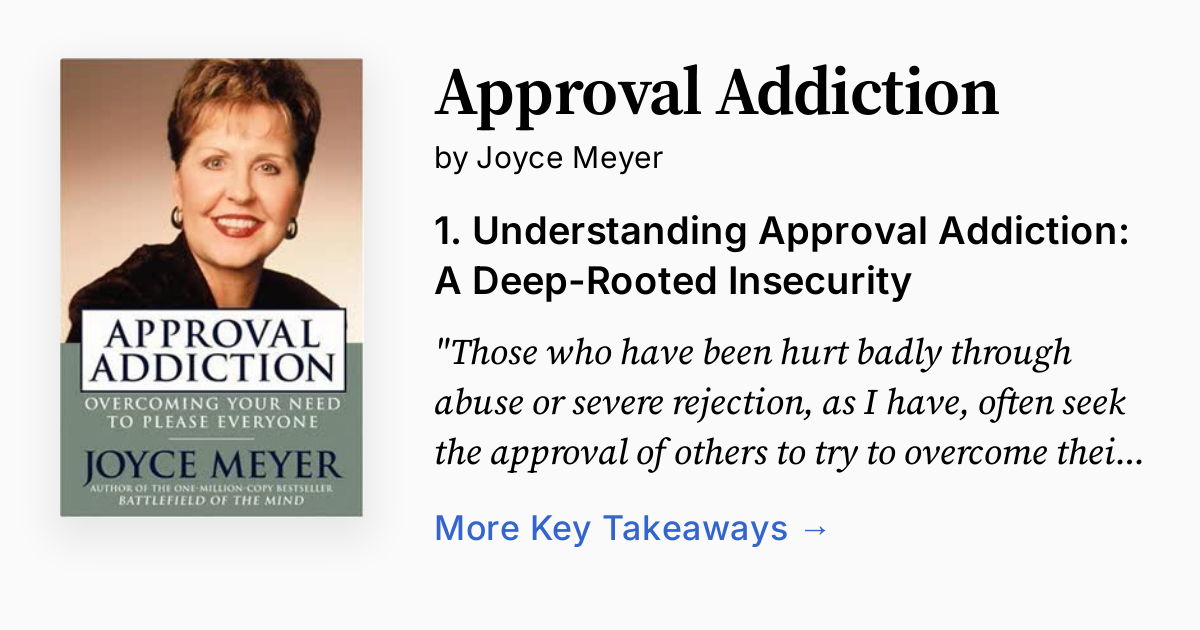 Approval Addiction | Summary, Audio, Quotes