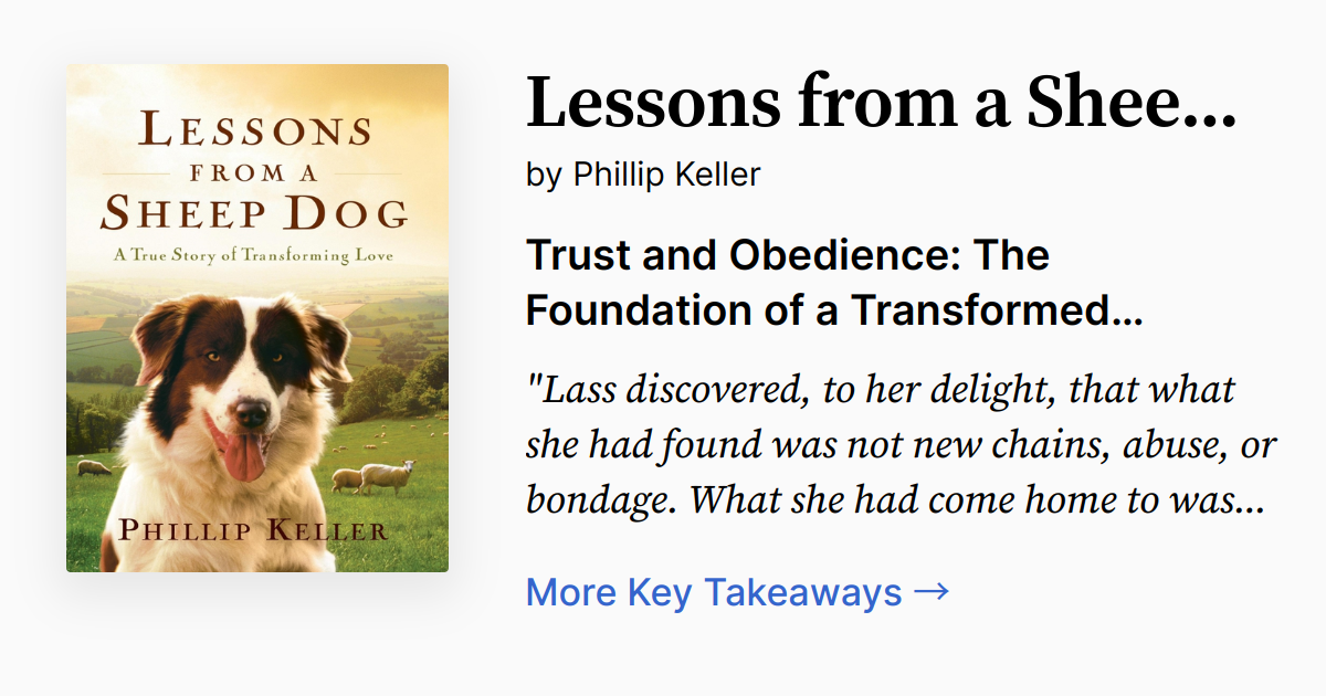 Lessons from a Sheep Dog | Summary, Audio, Quotes