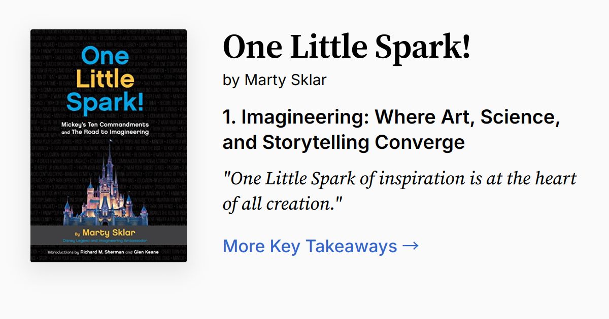 One Little Spark! | Summary, Audio, Quotes