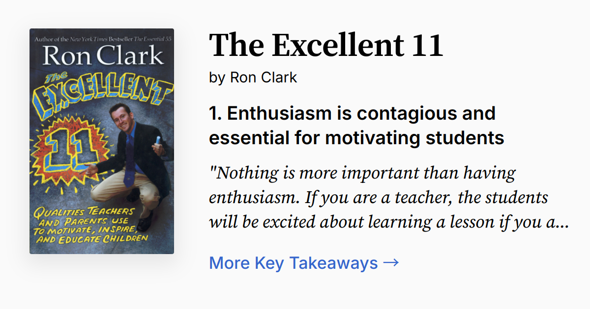 The Excellent 11 | Summary, Quotes, FAQ, Audio