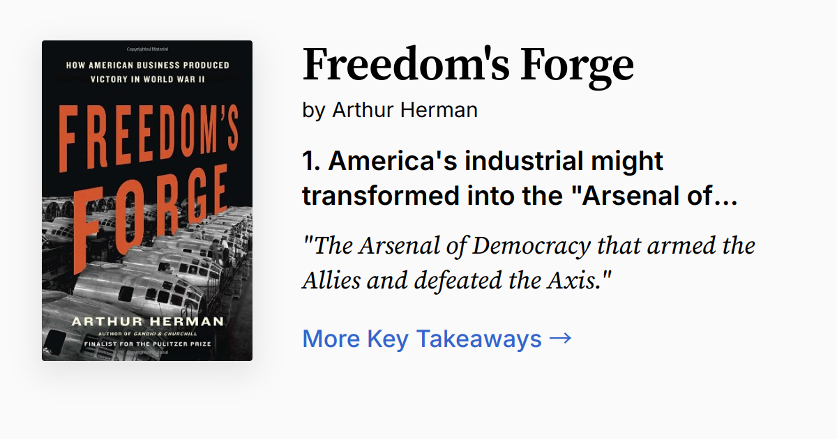 Freedom's Forge | Summary, Quotes, FAQ, Audio