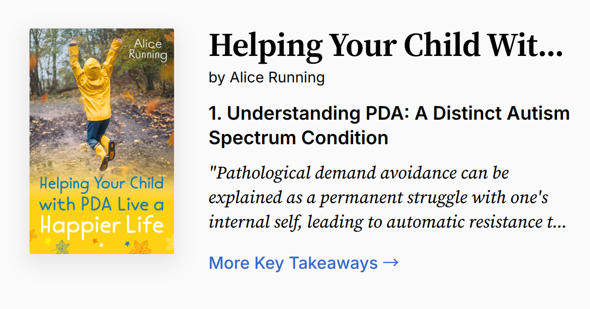 Helping Your Child with PDA Live a Happier Life | Summary, Audio, Quotes