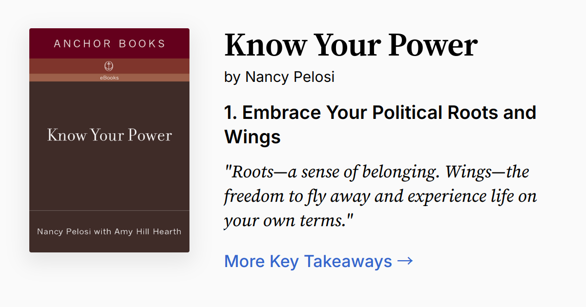 Know Your Power | Summary, Audio, Quotes, FAQ