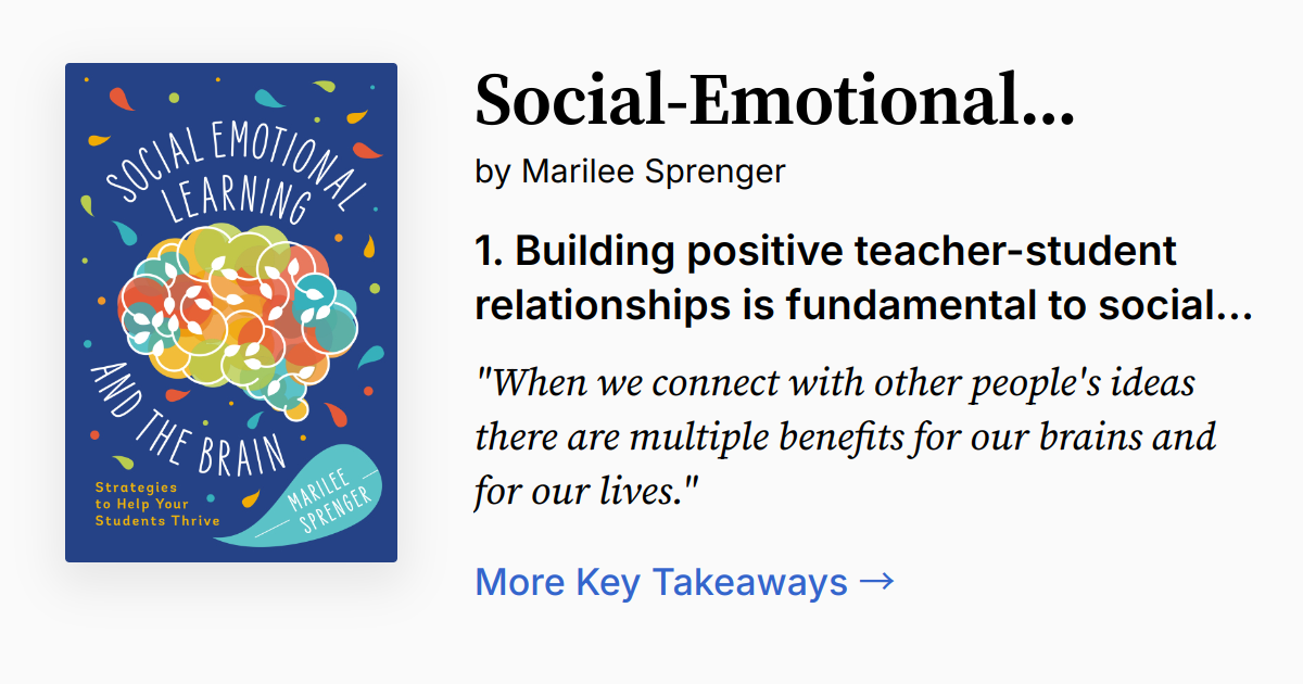 Social-Emotional Learning and the Brain | Summary, Audio, Quotes, FAQ
