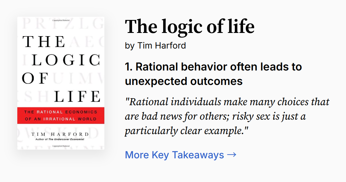 The Logic of Life | Summary, Audio, Quotes, FAQ