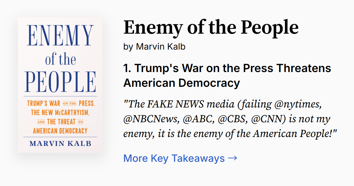 Enemy of the People | Summary, Audio, Quotes, FAQ