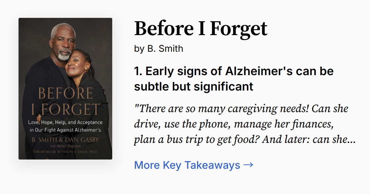 Before I Forget | Summary, Audio, Quotes, FAQ