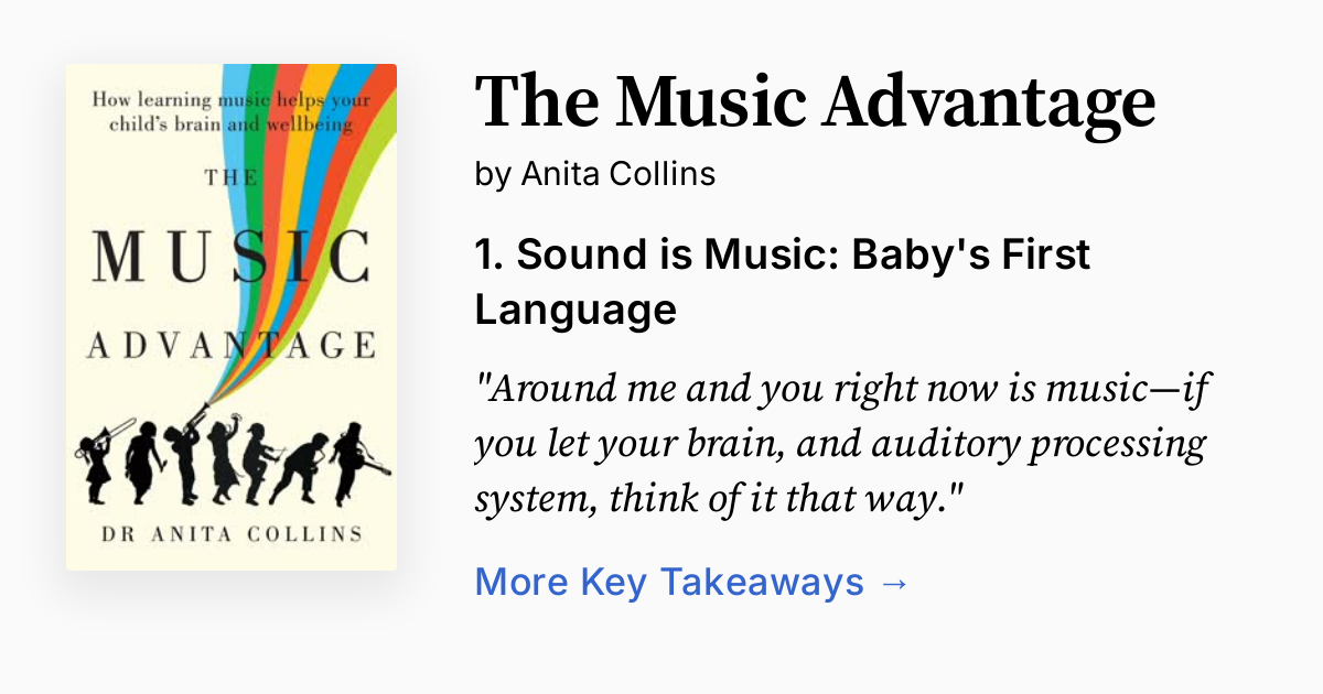 The Music Advantage | Summary, Audio, Quotes