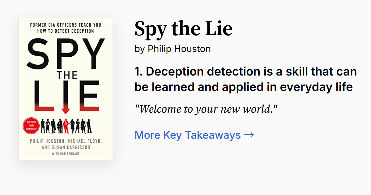 Spy the Lie by Philip Houston | Summary, Audio, Quotes, FAQ