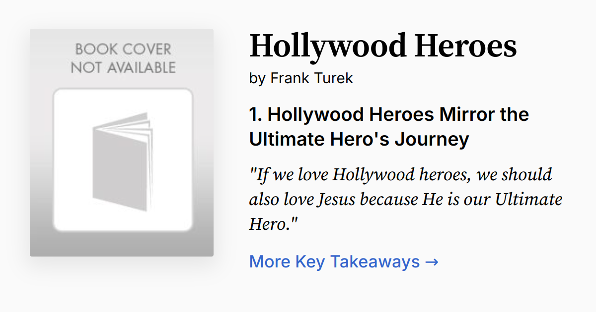 Hollywood Heroes | Summary, Audio, Quotes