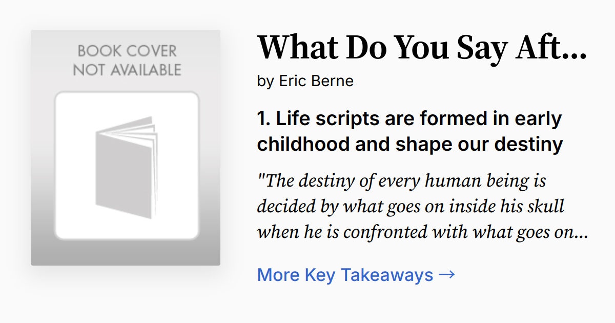 What do you say after you say hello? | Summary, Audio, Quotes, FAQ