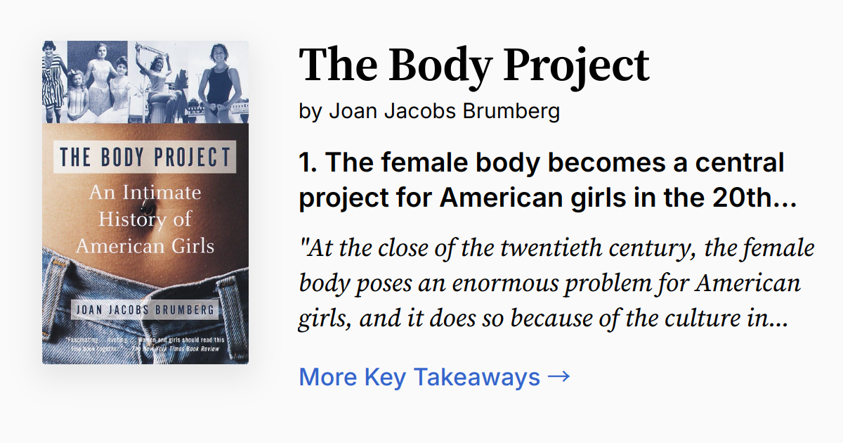 The Body Project | Summary, Audio, Quotes, FAQ