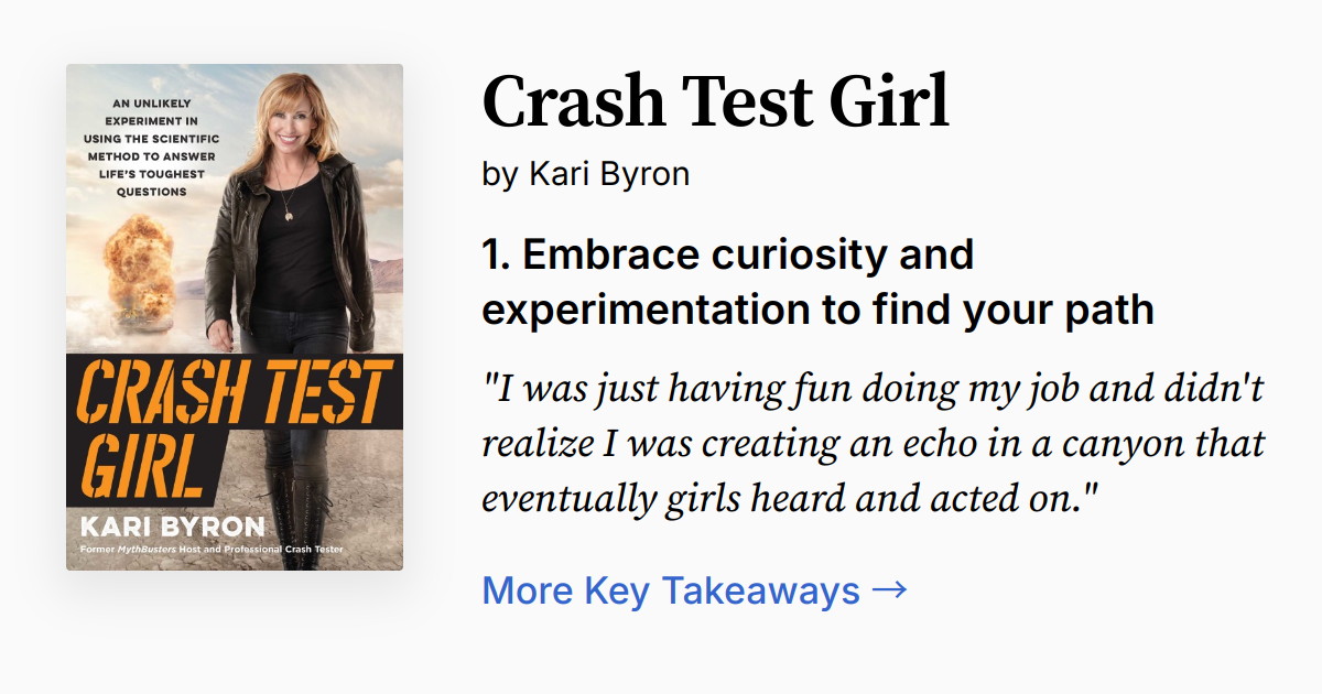 Crash Test Girl | Summary, Audio, Quotes