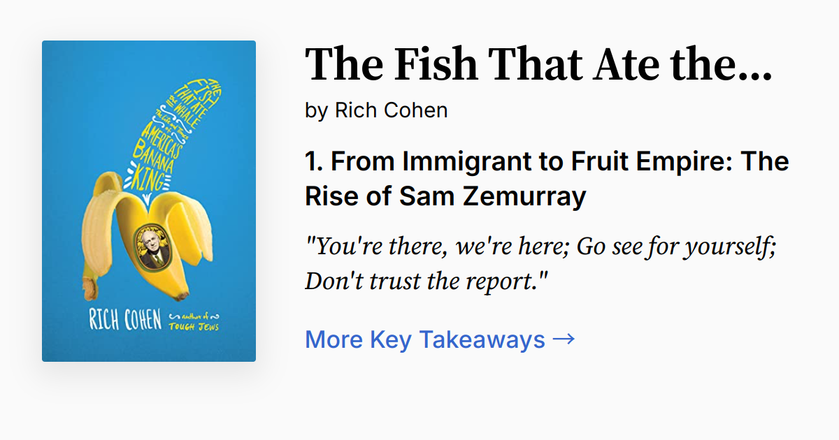 The Fish That Ate the Whale | Summary, Audio, Quotes, FAQ