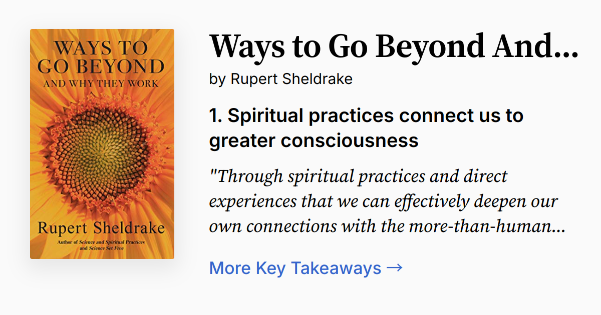 Ways to Go Beyond And Why They Work | Summary, Audio, Quotes