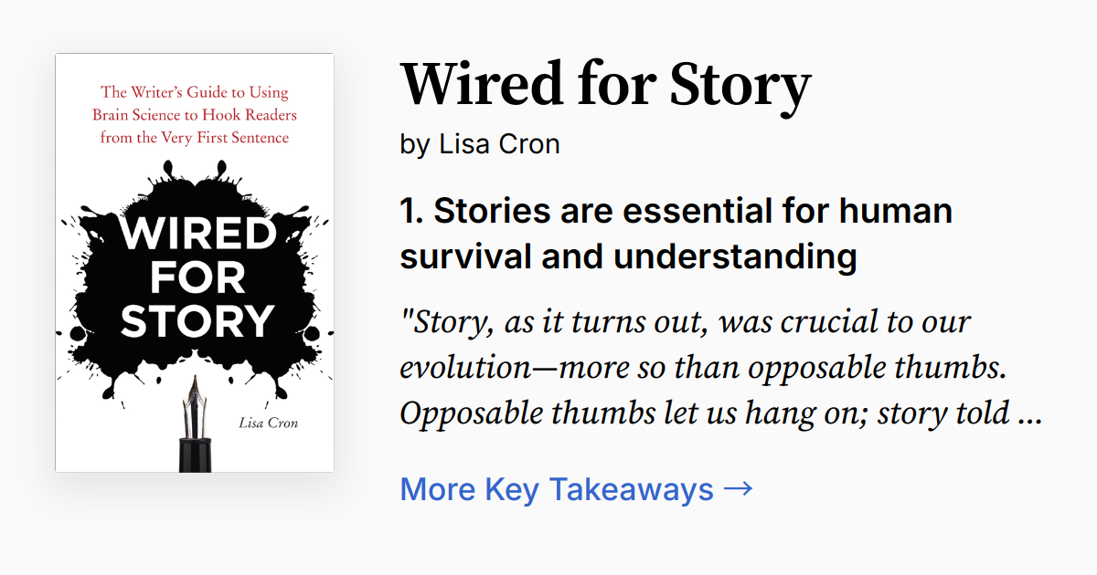 Wired for Story | Summary, Audio, Quotes, FAQ