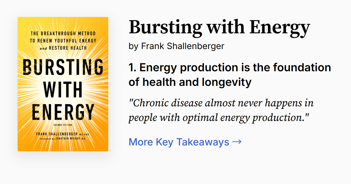 Bursting with Energy | Summary, Audio, Quotes