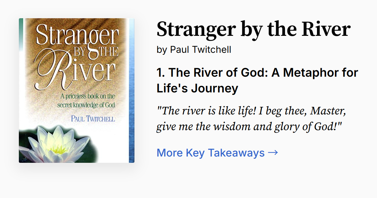 Stranger by the River | Summary, Audio, Quotes
