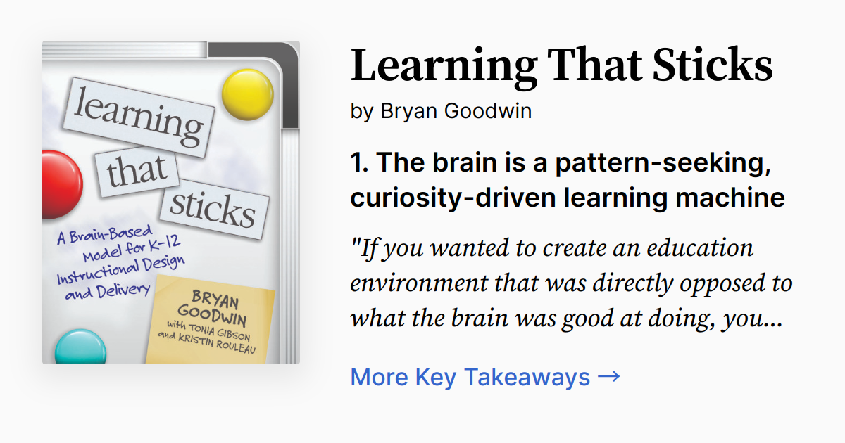Learning That Sticks | Summary, Audio, Quotes, FAQ