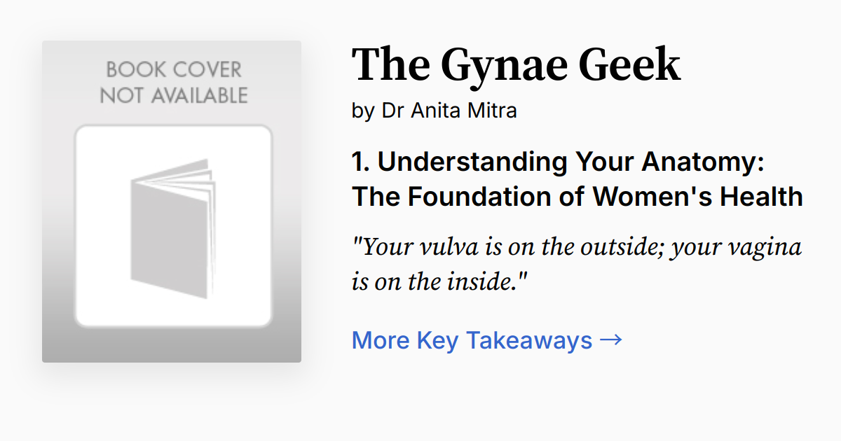 The Gynae Geek by Anita Mitra | Summary, Audio, Quotes