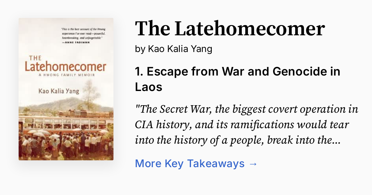 The Latehomecomer | Summary, Audio, Quotes