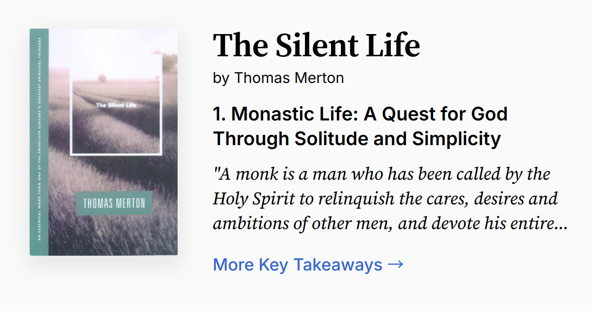 The Silent Life | Summary, Audio, Quotes, FAQ