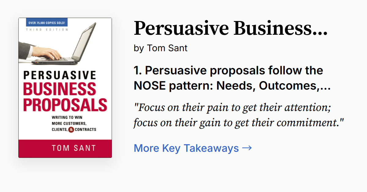 Persuasive Business Proposals | Riassunto, Audio, Quotes, FAQ