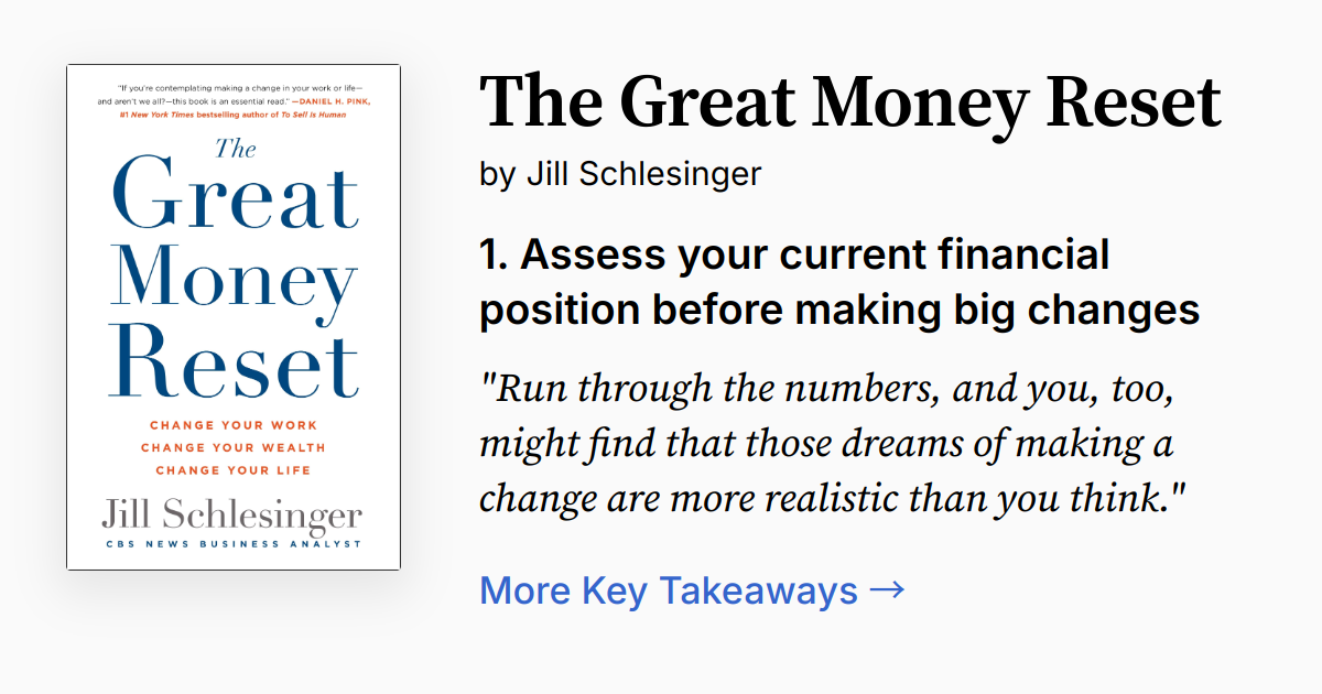 The Great Money Reset | Summary, Audio, Quotes, FAQ