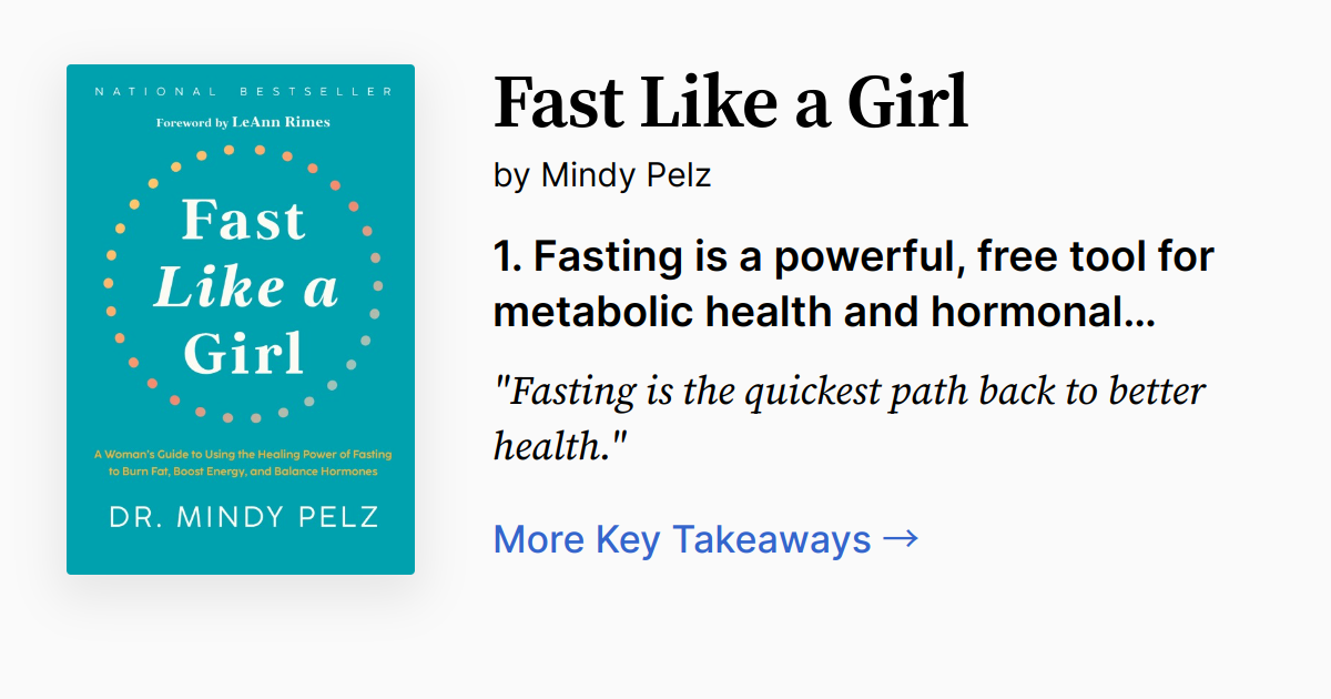 Fast Like a Girl | Summary, Audio, Quotes, FAQ