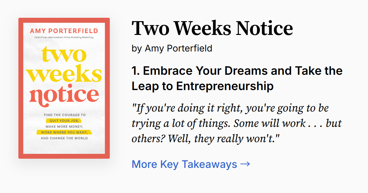 Two Weeks Notice | Summary, Audio, Quotes