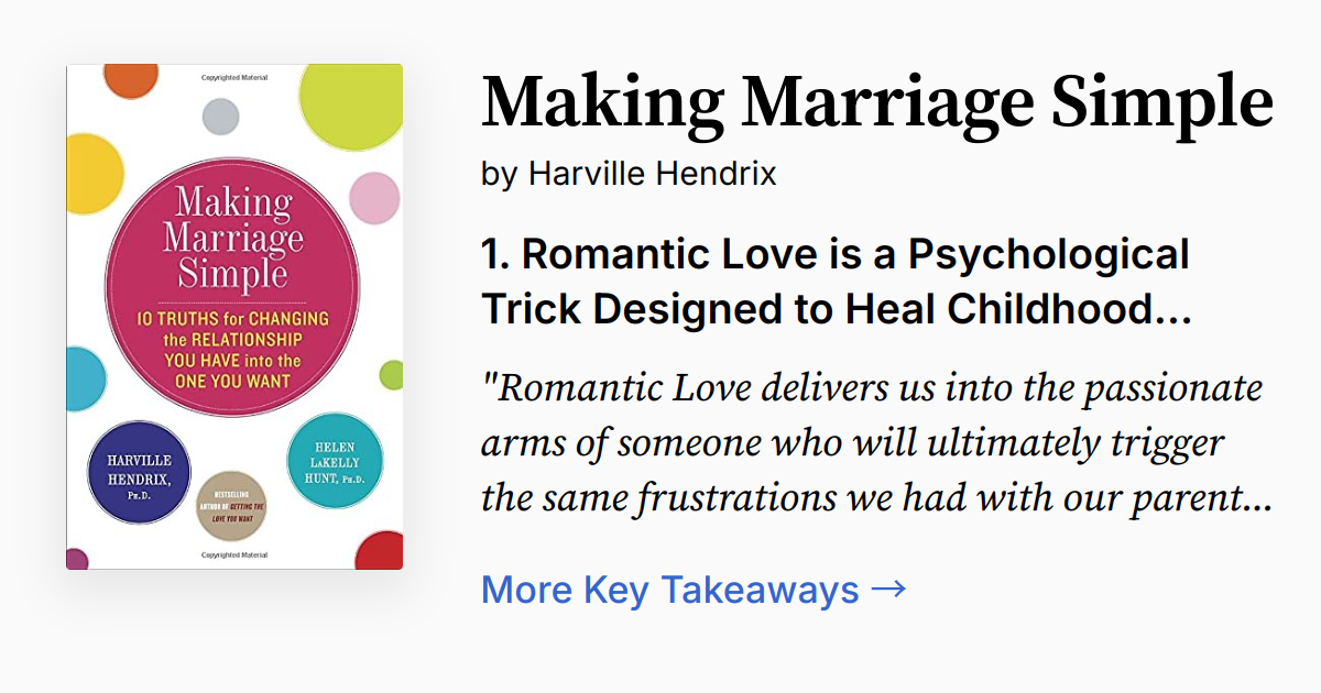 Making Marriage Simple | Summary, Audio, Quotes, FAQ