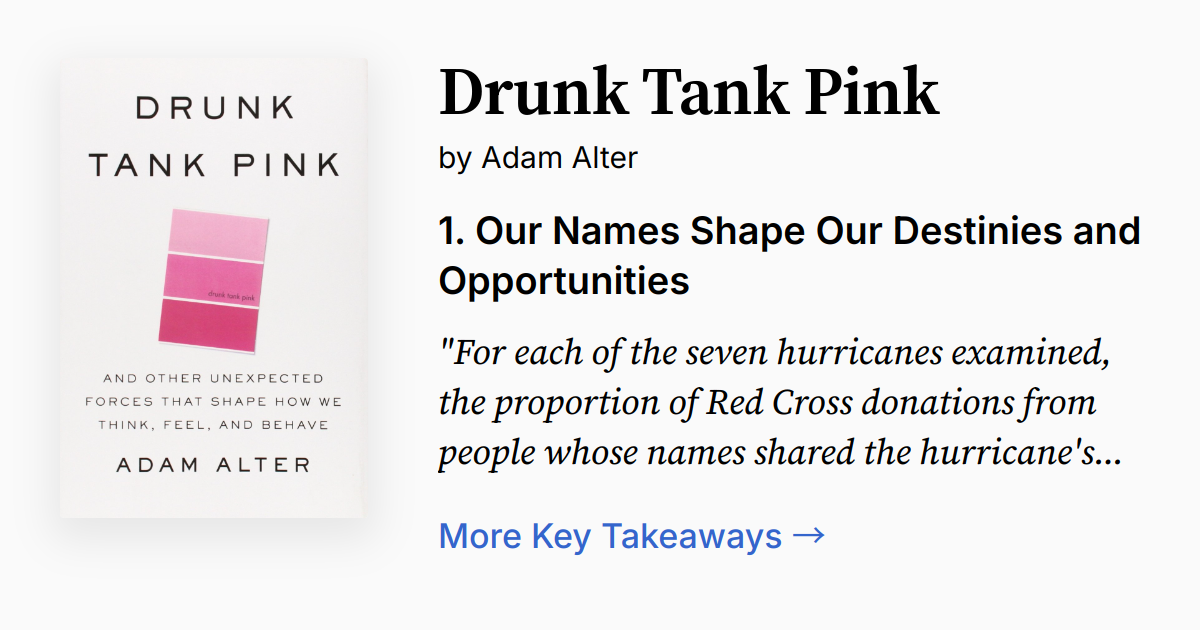 Drunk Tank Pink | Summary, Audio, Quotes, FAQ