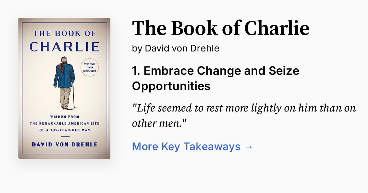 The Book of Charlie | Summary, Quotes, FAQ, Audio