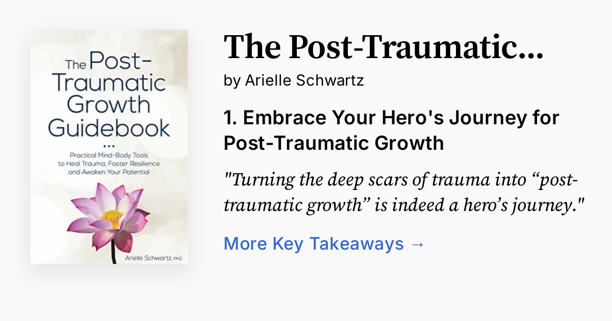 The Post-Traumatic Growth Guidebook | Summary, Quotes, Audio