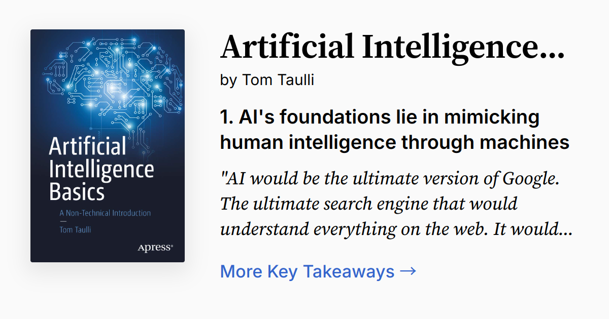Artificial Intelligence Basics | 摘要, Quotes, FAQ, Audio