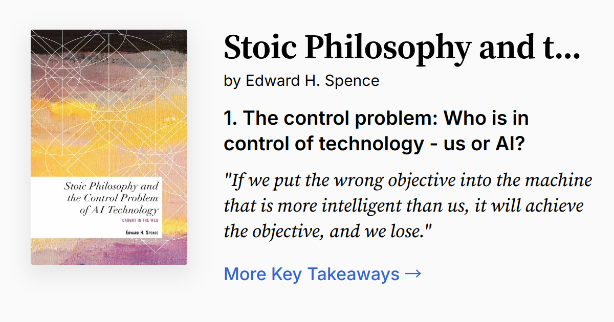 Stoic Philosophy and the Control Problem of AI Technology | Summary ...