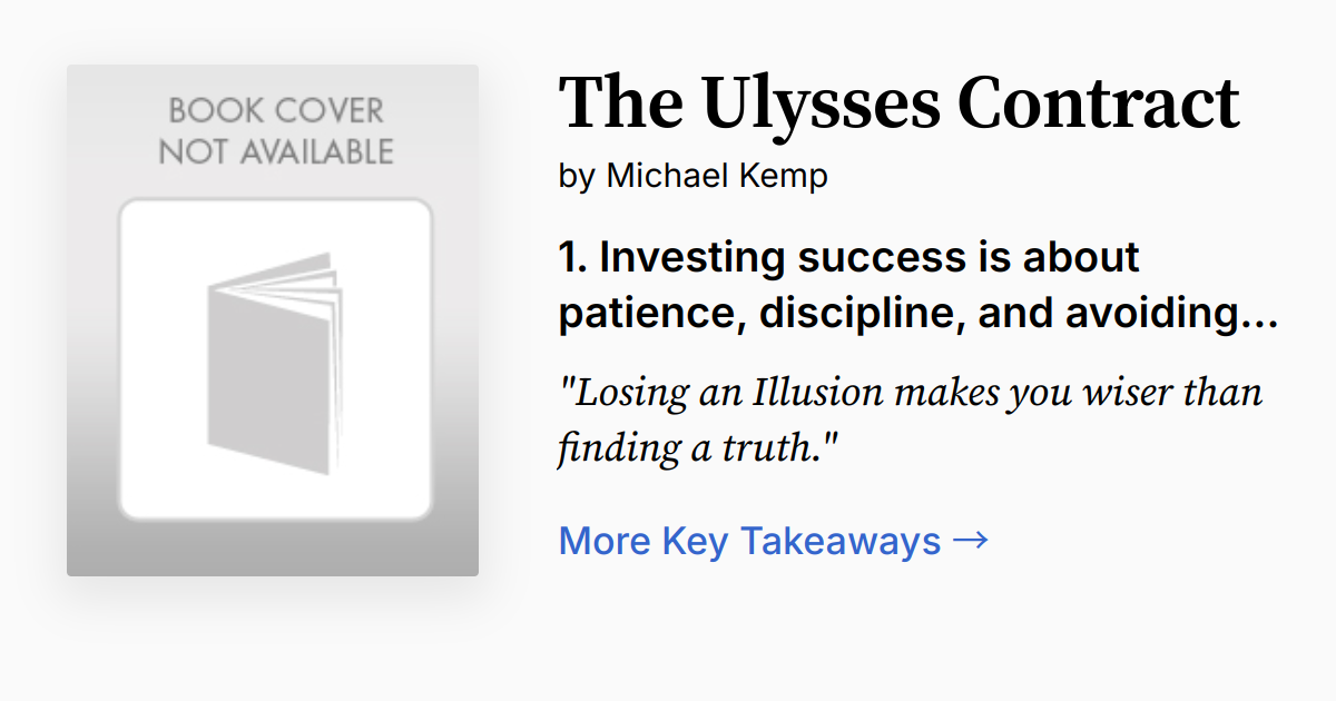 The Ulysses Contract | Summary, Audio, Quotes, FAQ