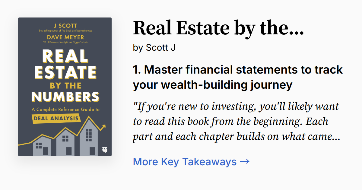 Real Estate by the Numbers | Summary, Audio, Quotes, FAQ