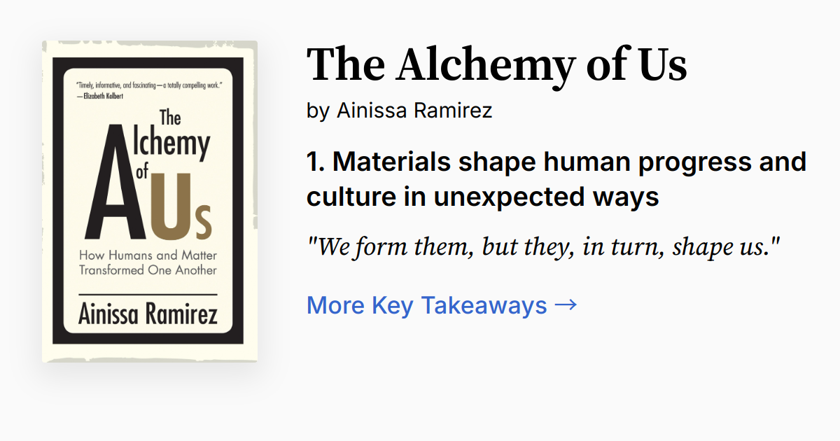 The Alchemy of Us | Summary, Audio, Quotes, FAQ