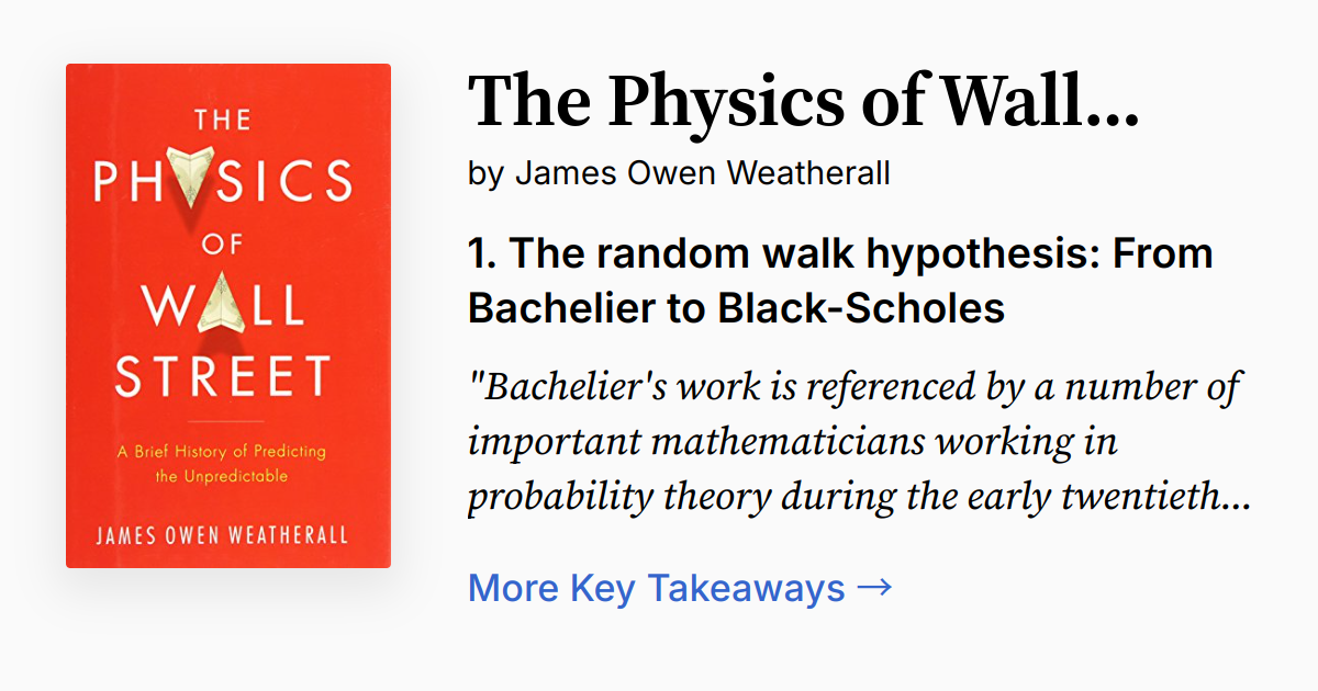 The Physics of Wall Street | Summary, Audio, Quotes, FAQ