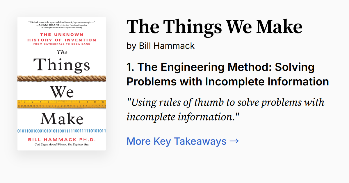 The Things We Make | Summary, Audio, Quotes, FAQ