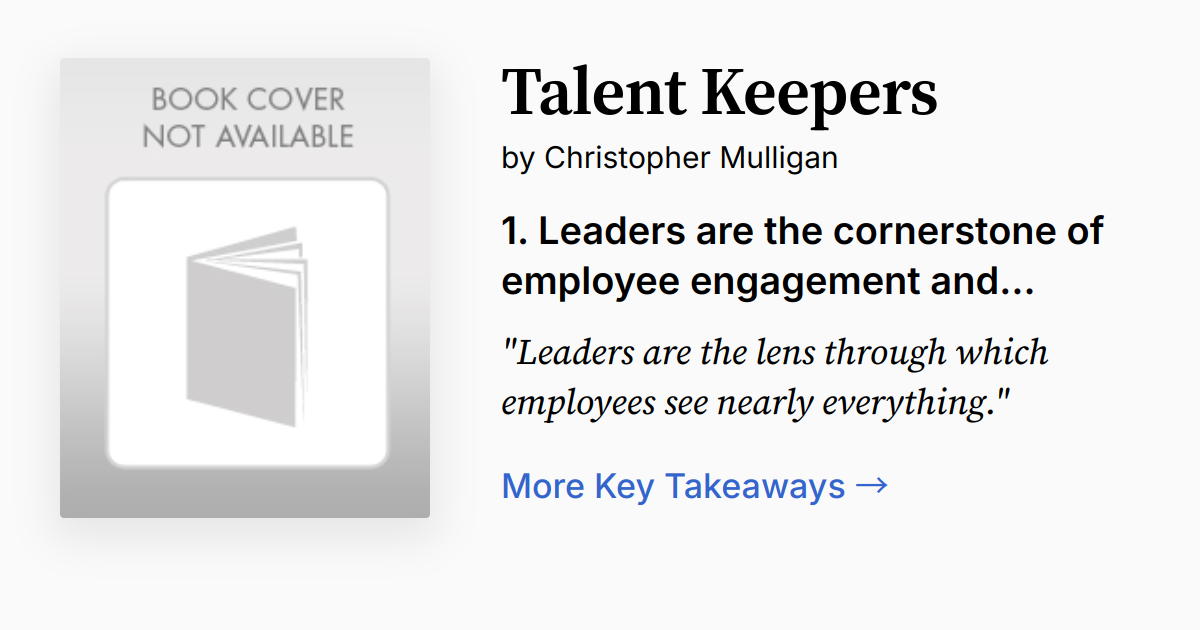Talent Keepers by Christopher Mulligan | Summary, Audio, Quotes, FAQ